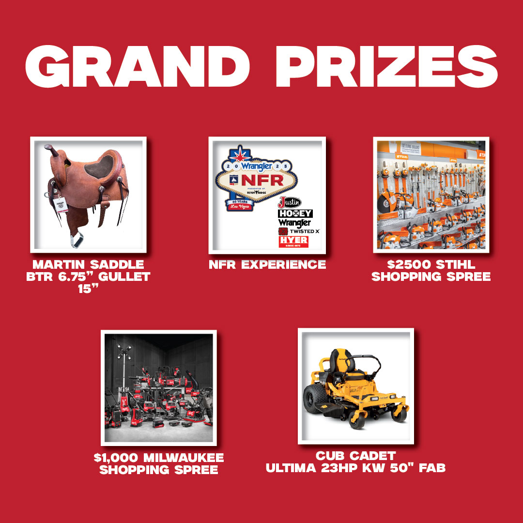 Anniversary Prizes | Family Center Farm & Home